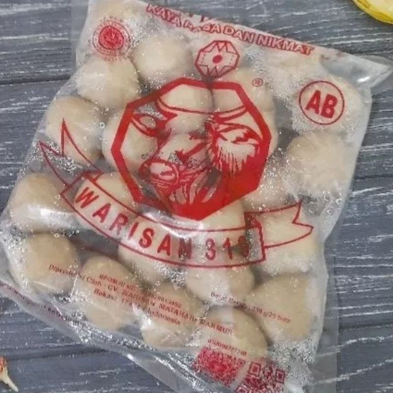 Jual Bakso WARISAN halus isi 25 bakso frozen, enak, halal, dan praktis ...