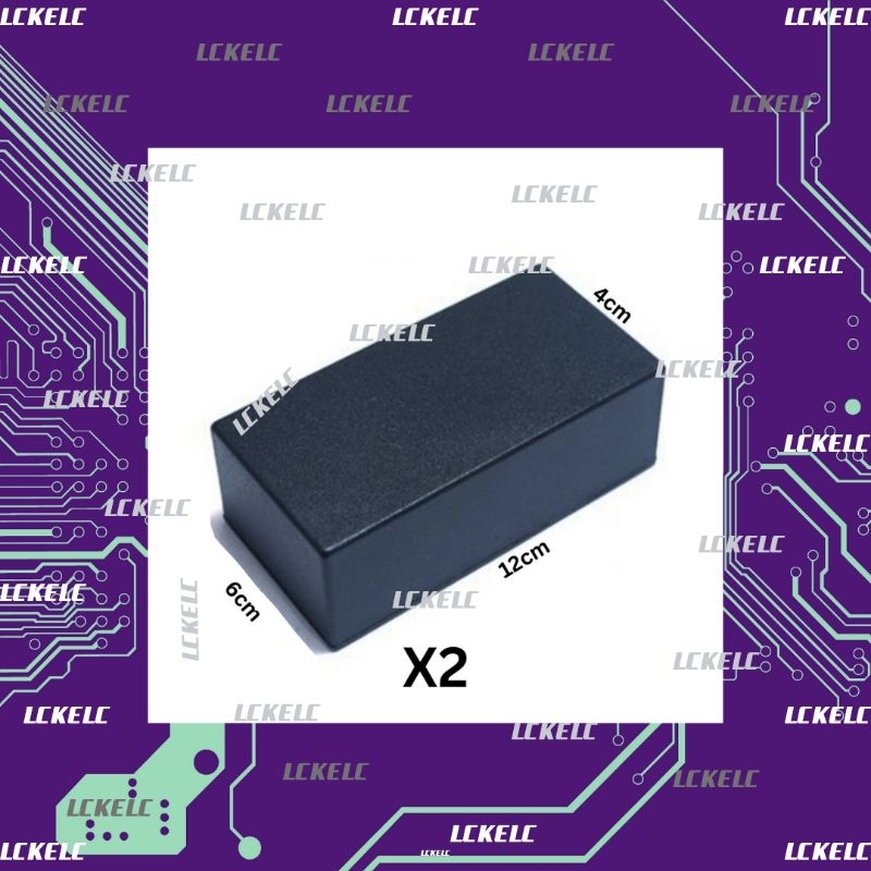 Jual BOX PVC PLASTIK HITAM X2 | Shopee Indonesia