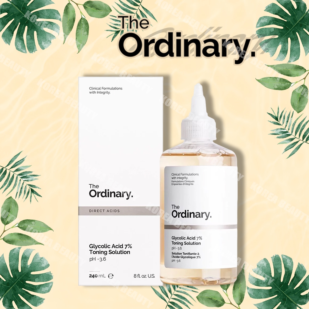 Jual The Ordinary Glycolic Acid 7% Tonic Solution 240ml | Shopee Indonesia