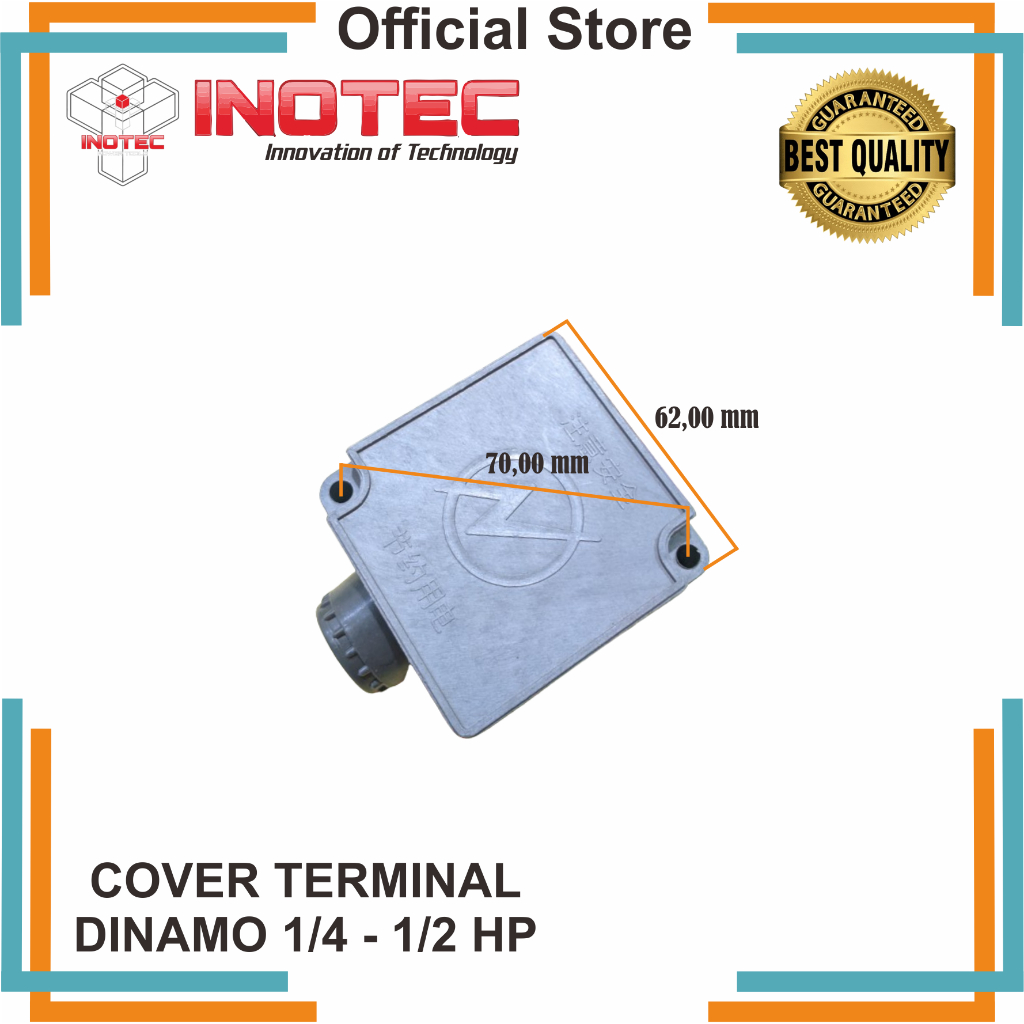 Jual Tutup terminal dinamo 1/4 - 1/2hp inotec | Shopee Indonesia