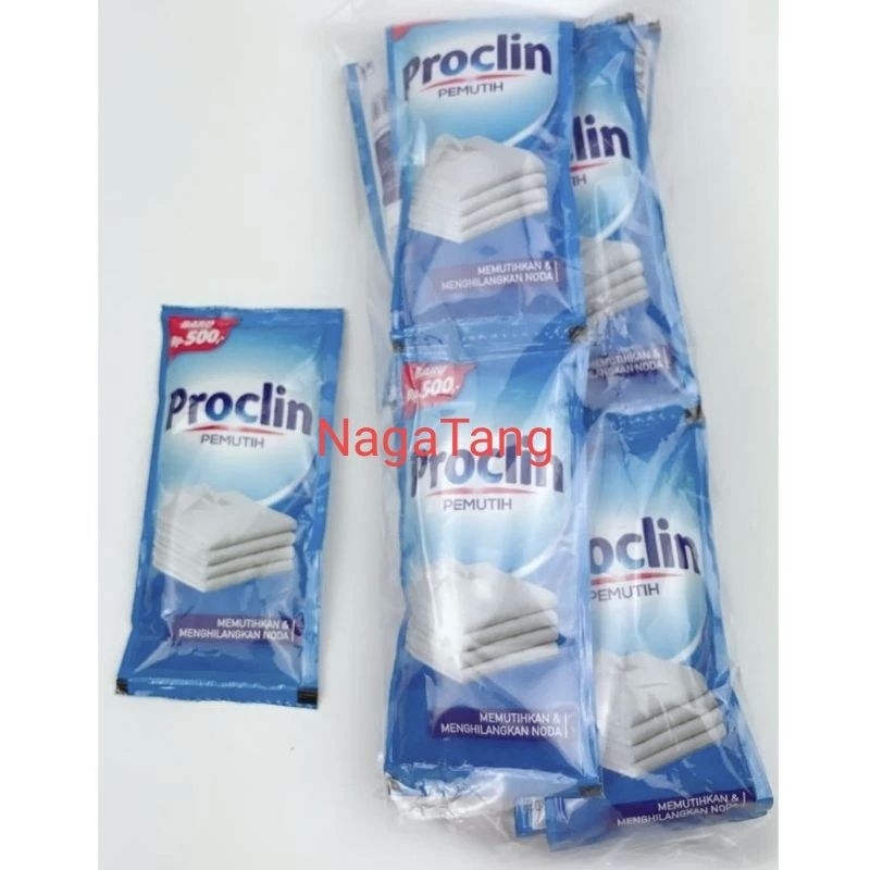 Jual PROCLIN PEMUTIH SACHET 1 RENCENG ISI 12 X 30 Ml. | Shopee Indonesia