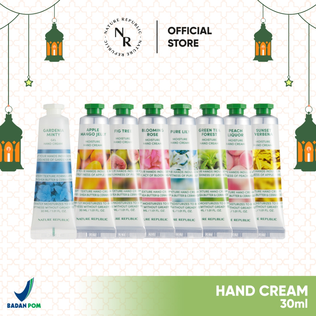 Jual NATURE REPUBLIC New Hand & Nature Hand Cream 30ml | Shopee Indonesia