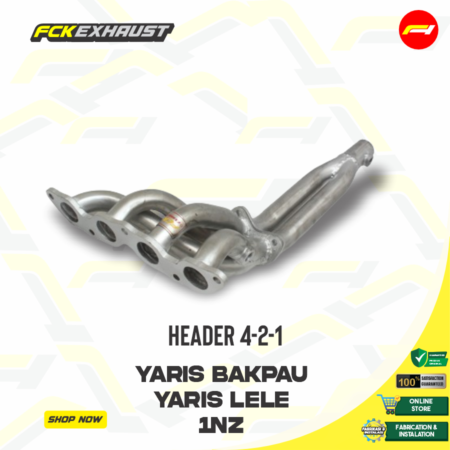 Jual FCK Header 4-2-1 Yaris Vios 1NZ Knalpot Mobil | Shopee Indonesia