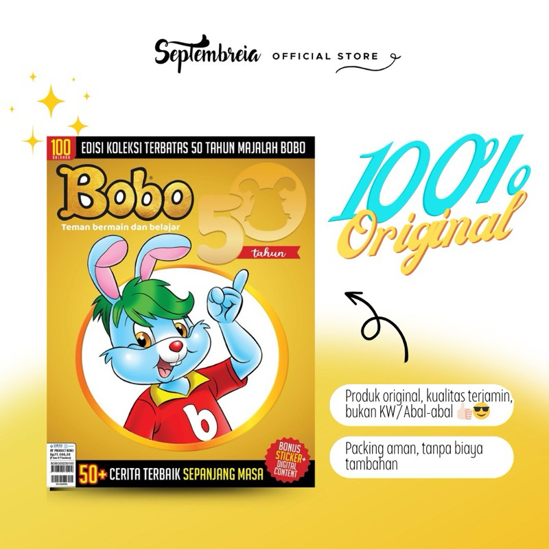 Jual Majalah Bobo Edisi Koleksi Terbatas 50 Tahun Original | Shopee Indonesia