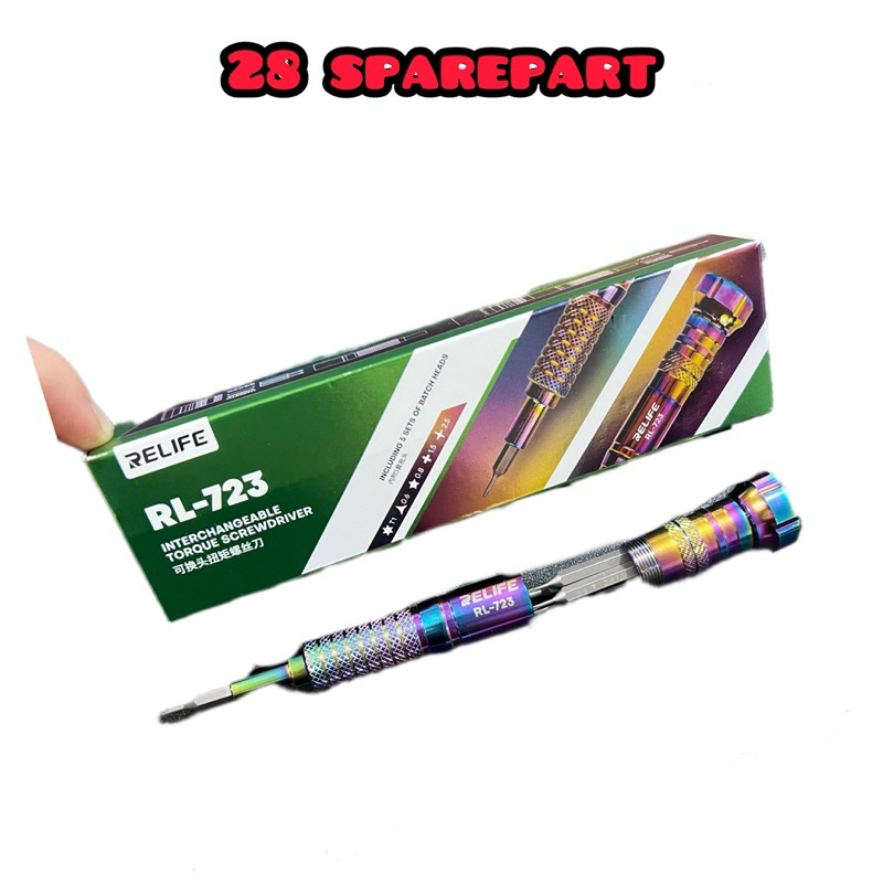 Jual OBENG SET / TOOLS SCREWDRIVER SET RELIFE RL-723 (5in1) | Shopee Indonesia