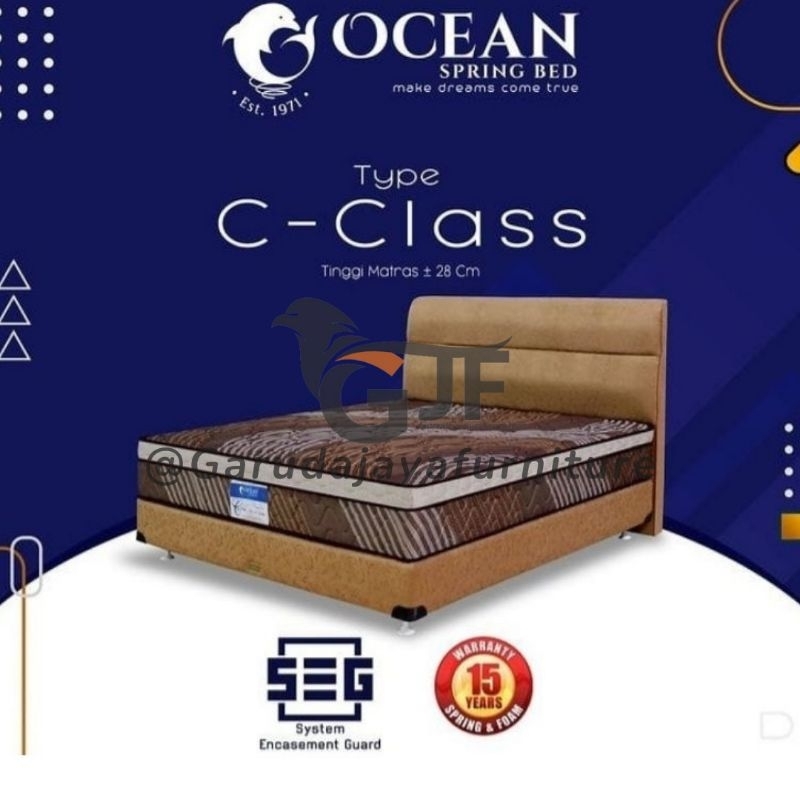 Jual KASUR OCEAN SPRINGBED / KASUR OCEAN C CLASS/ SPRING BED OCEAN TIPE ...