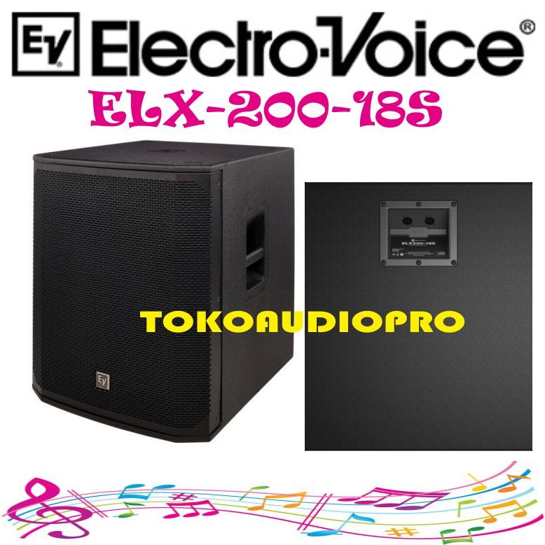 Jual Sub Electro-Voice ELX200-18S 18Inch Subwoofer Pasif Elx-200-18s ...