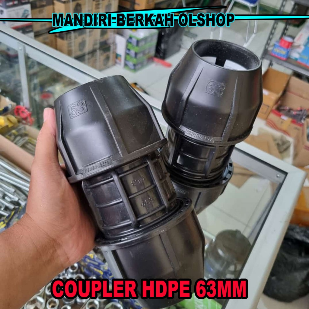 Jual Fitting Pipa HDPE Straight Coupler Ukuran 63 × 63 MM Sambungan ...