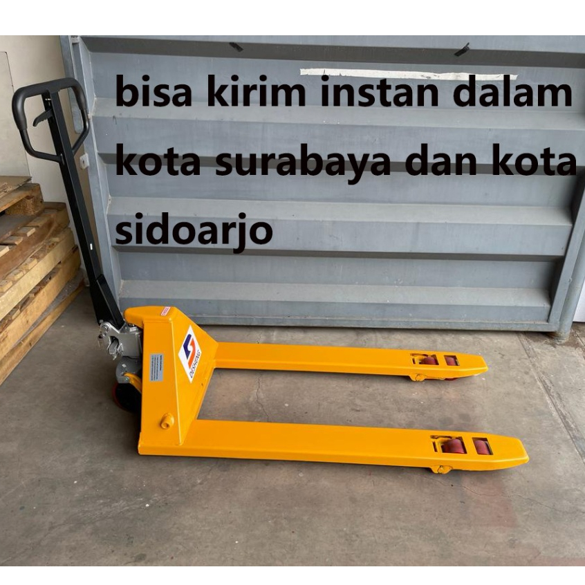 Jual HAND PALLET TRUCK 2 TON RODA PU - HAND STACKER LIFT 2000 KG ...