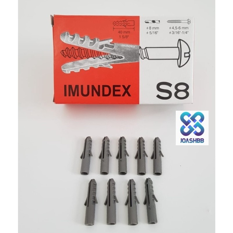 Jual S8 Angkur Pengait Baut Sekrup Dinding Tembok S8 | Shopee Indonesia