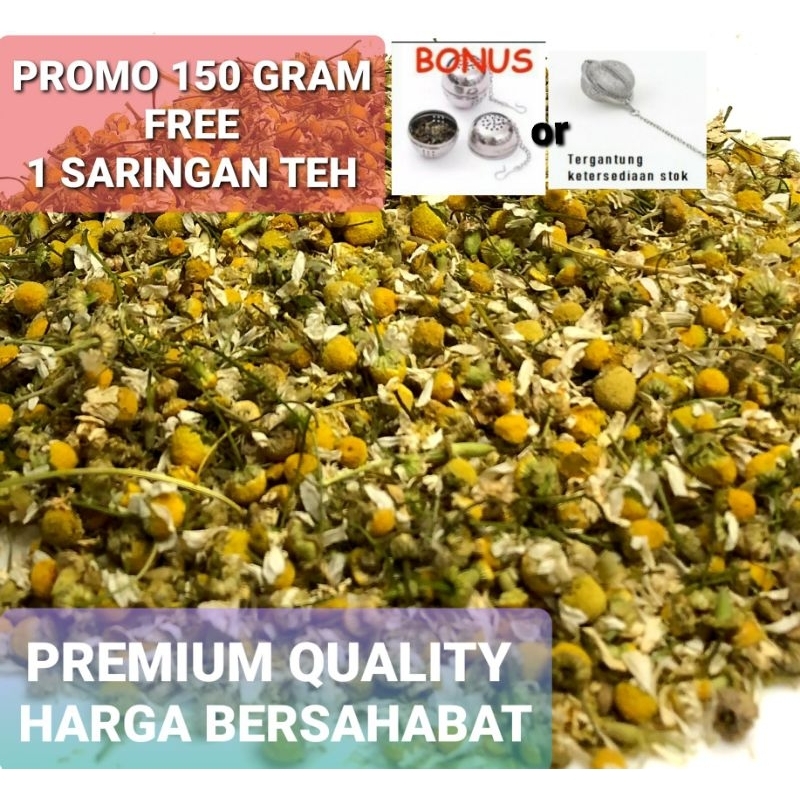 Jual Pure German Chamomile Kering 50 Gram | teh bunga chamomile kering ...