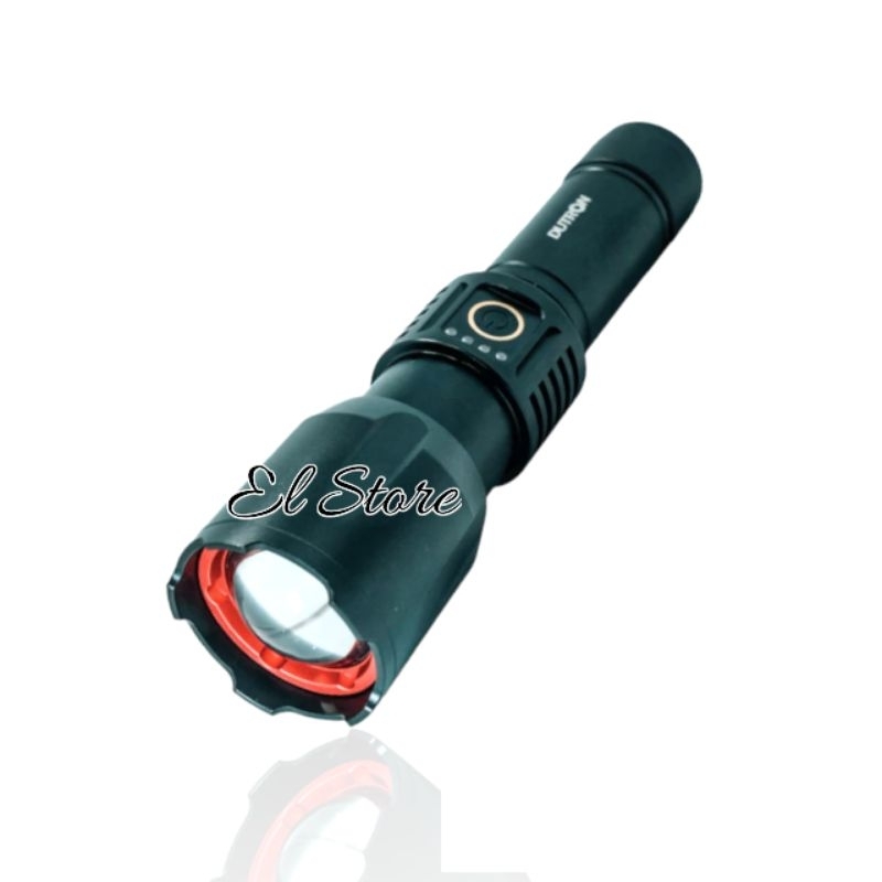 Jual Senter Zoom Dutron Armor Max Senter LED Alumunium 3 Mode Cahaya 30 ...