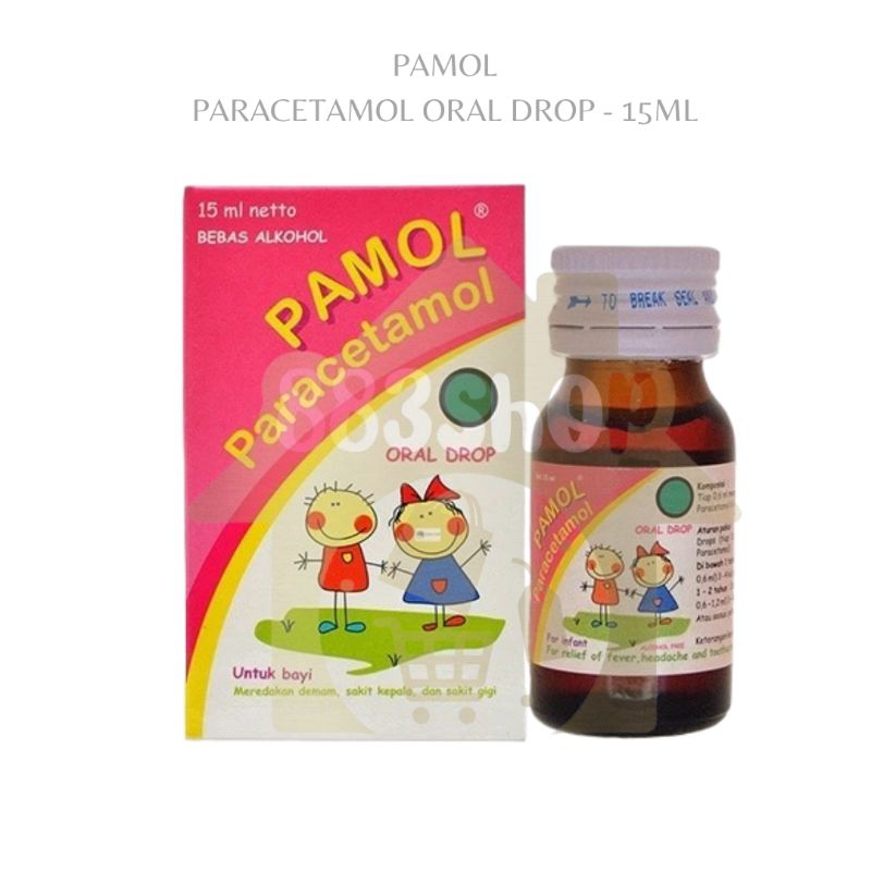 Jual PAMOL PARACETAMOL ORAL DROP BAYI FOR BABY 0-2 TAHUN 15ML | Shopee ...