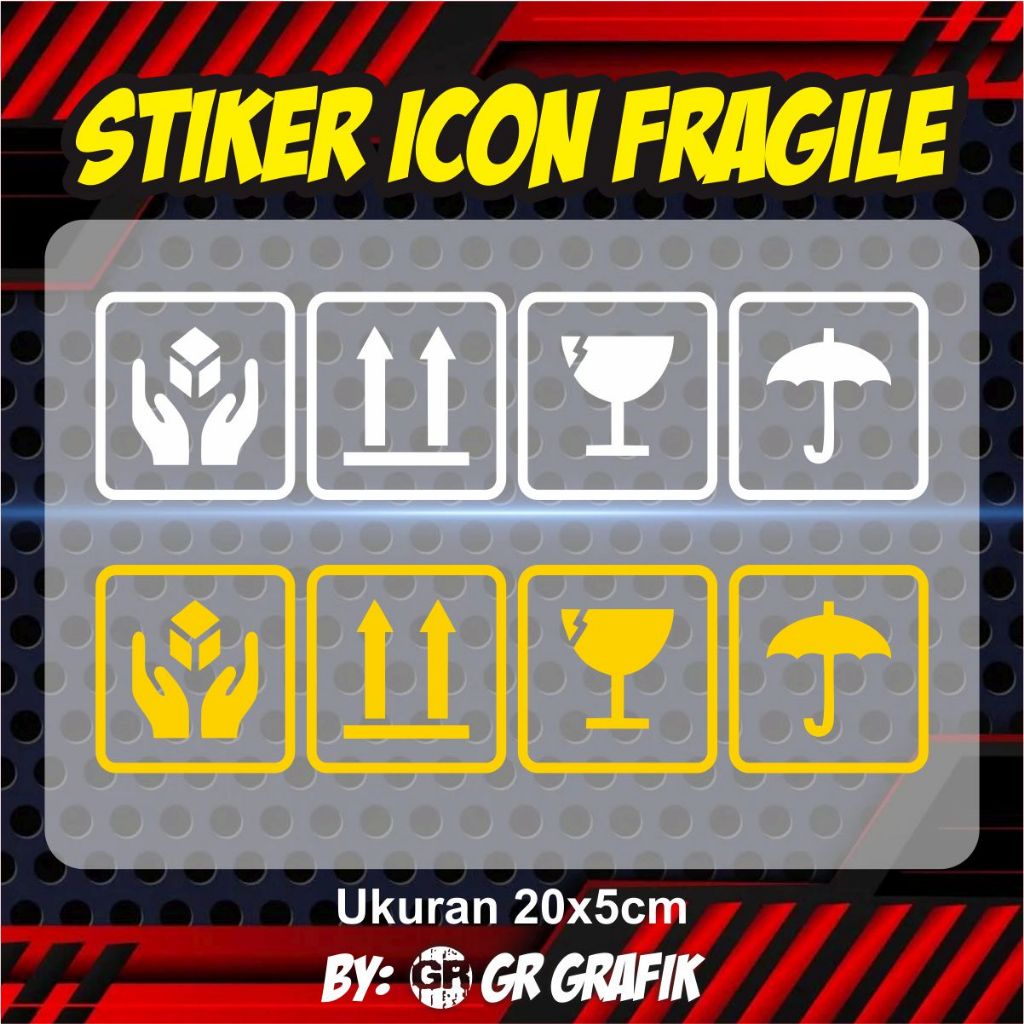 Jual STIKER CUTTING ANTI FRAGILE MURAH TANPA MINIMAL PEMBELIAN | Shopee ...