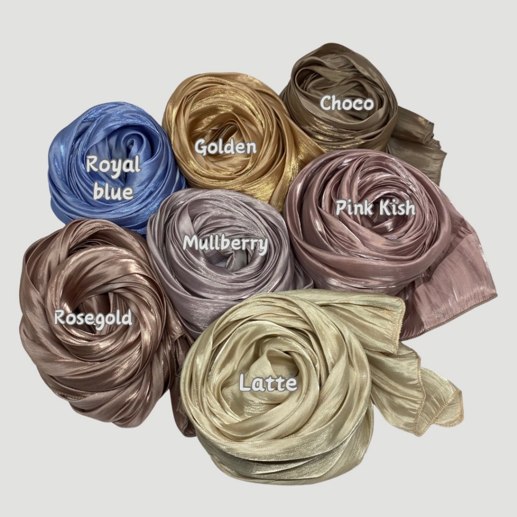 Jual Pashmina Shimmer Silk Premium | Shopee Indonesia
