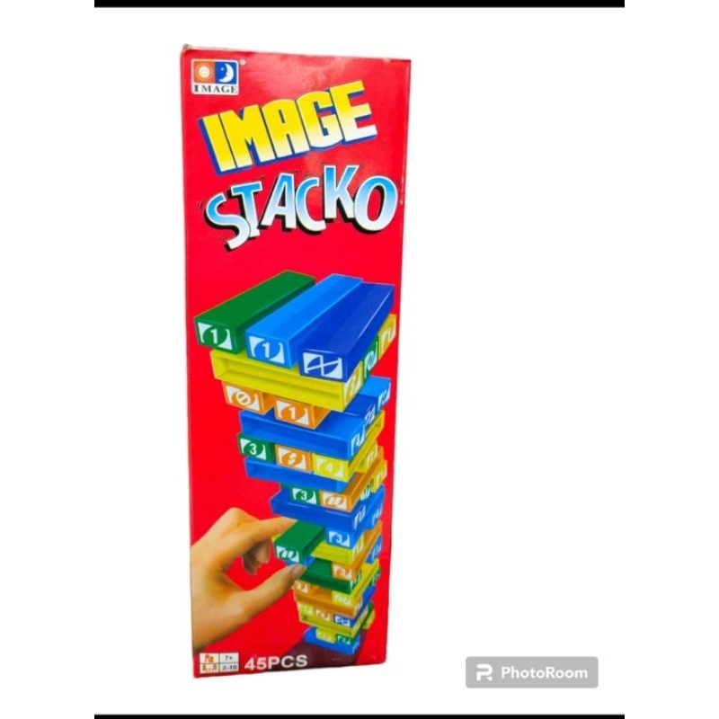 Jual MAINAN EDUKASI BALOK SUSUN/BLOK STACKO SUSUN TOWER STACKING BLOCK ...