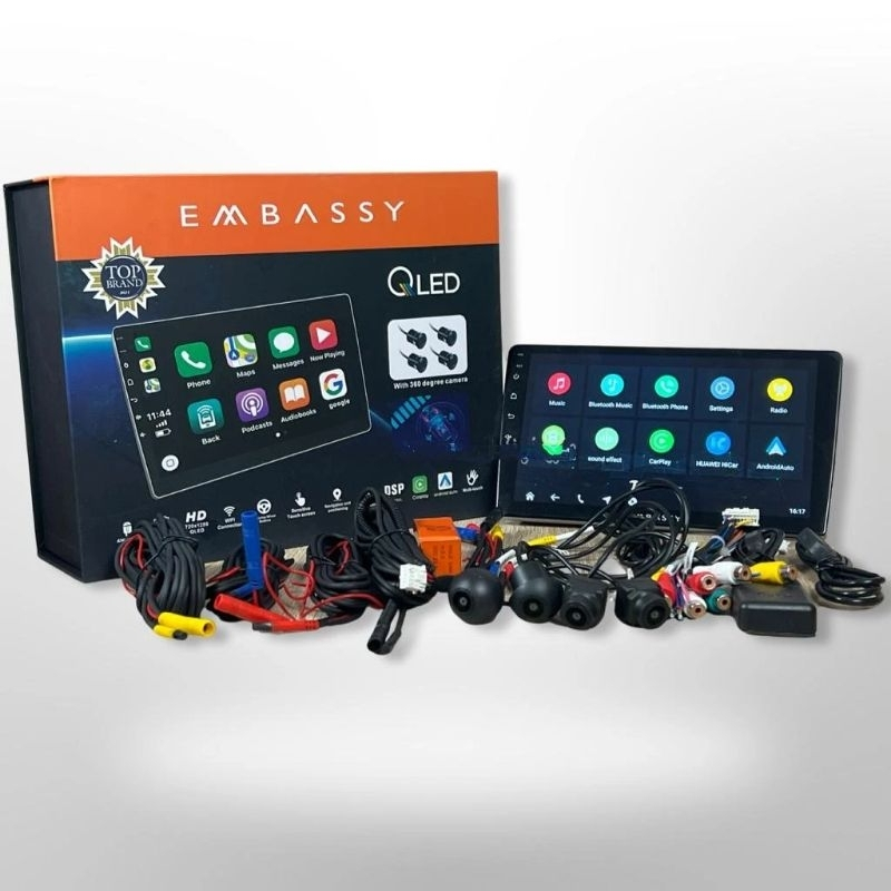 Jual Head Unit Android 9 Inch Embassy QLED Merkurius Ram 4/64GB ...
