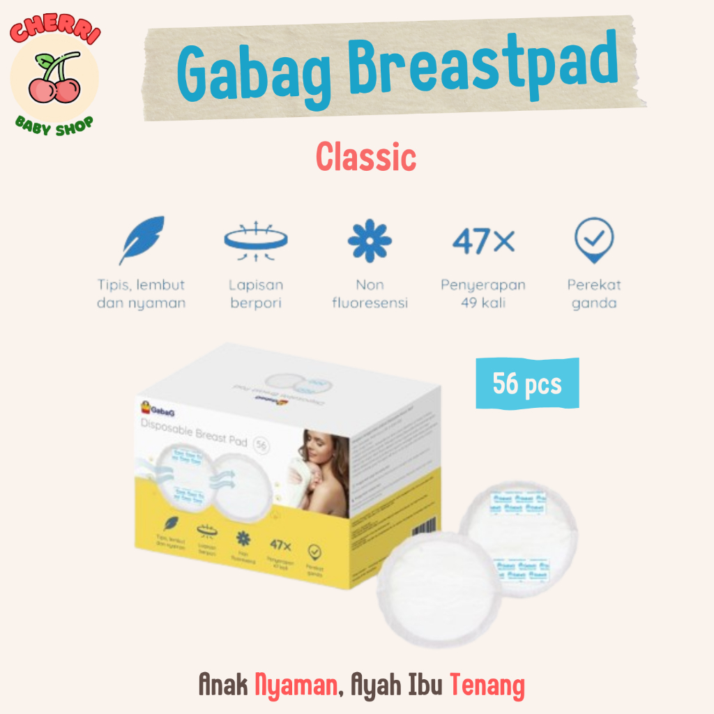 Jual GabaG Breastpad Classic Penyerap ASI | Shopee Indonesia