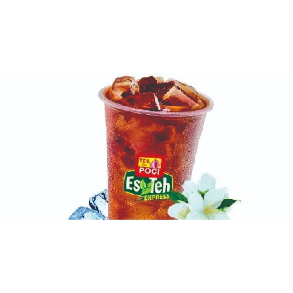 Jual Sticker Kemasan Es Teh / Label kemasan ES TEH POCCI | Shopee Indonesia