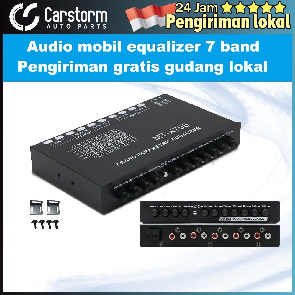 Jual Carstorm Professional 7-band car equalizer and car audio EQ tuning ...