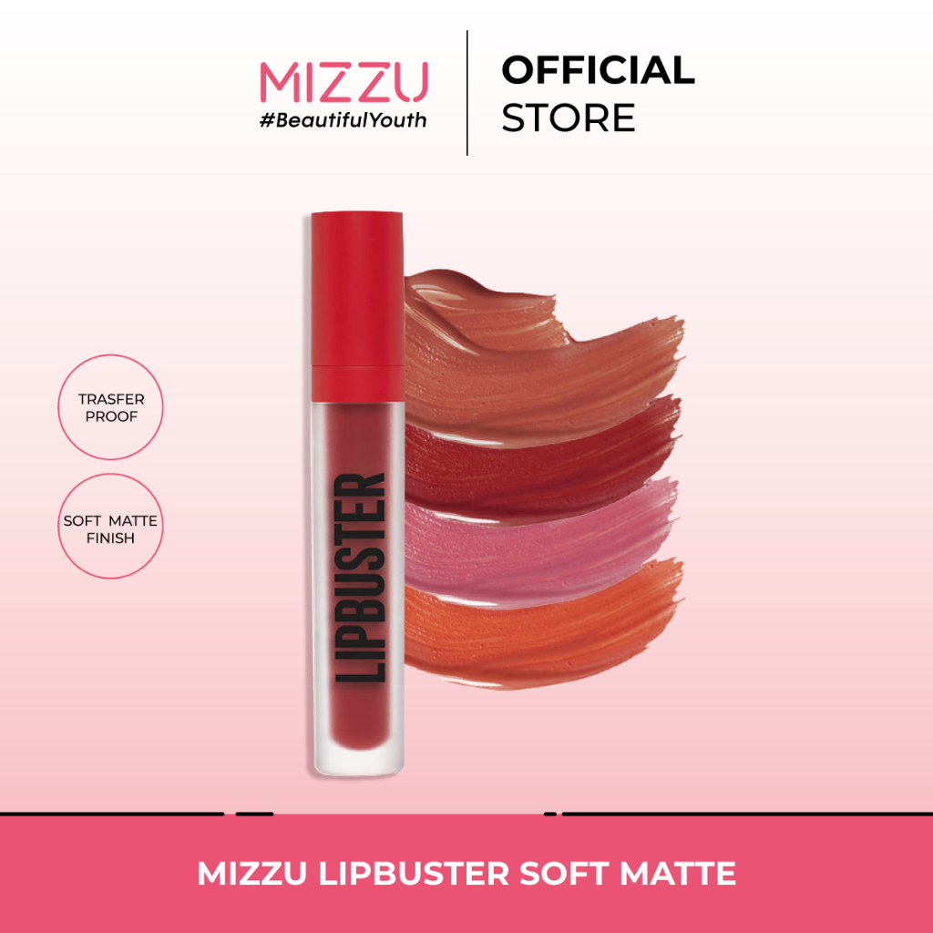 Jual Mizzu Lipbuster Soft Matte - Lip Cream Matte | Shopee Indonesia