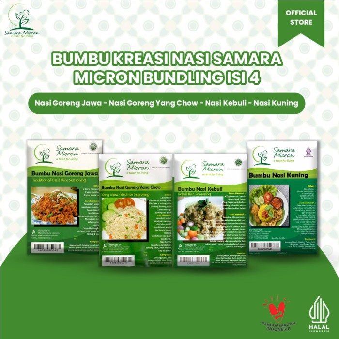 Jual Bundling Bumbu Nasi Goreng | Nasi Kebuli | Nasi Kuning Samara ...