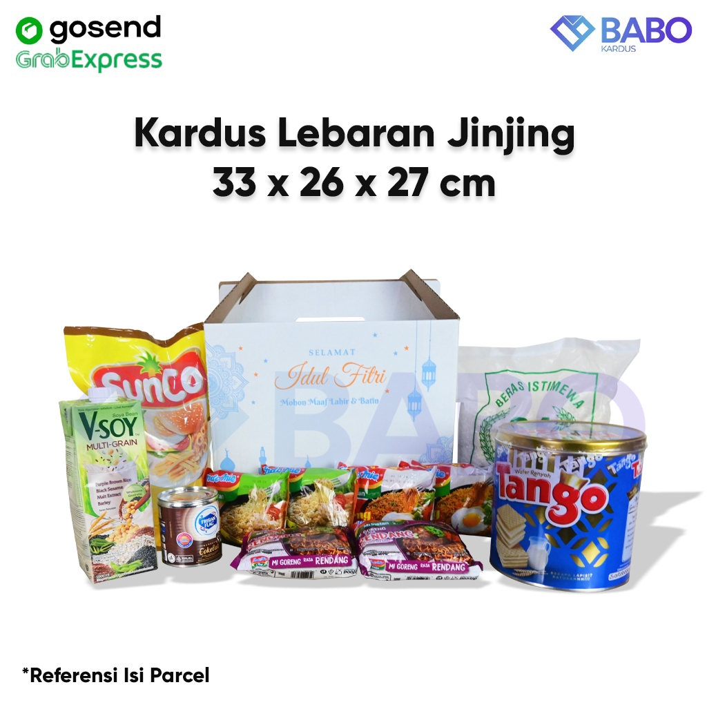 Jual Kardus Parcel Jinjing/Tenteng/Gable 33x26x27 cm Dus/Box/Parcel ...