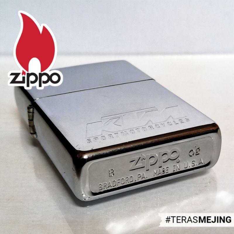 Jual ™️| Original Zippo - KTM Motorcycles /th. 2002 - 2nd | Shopee ...