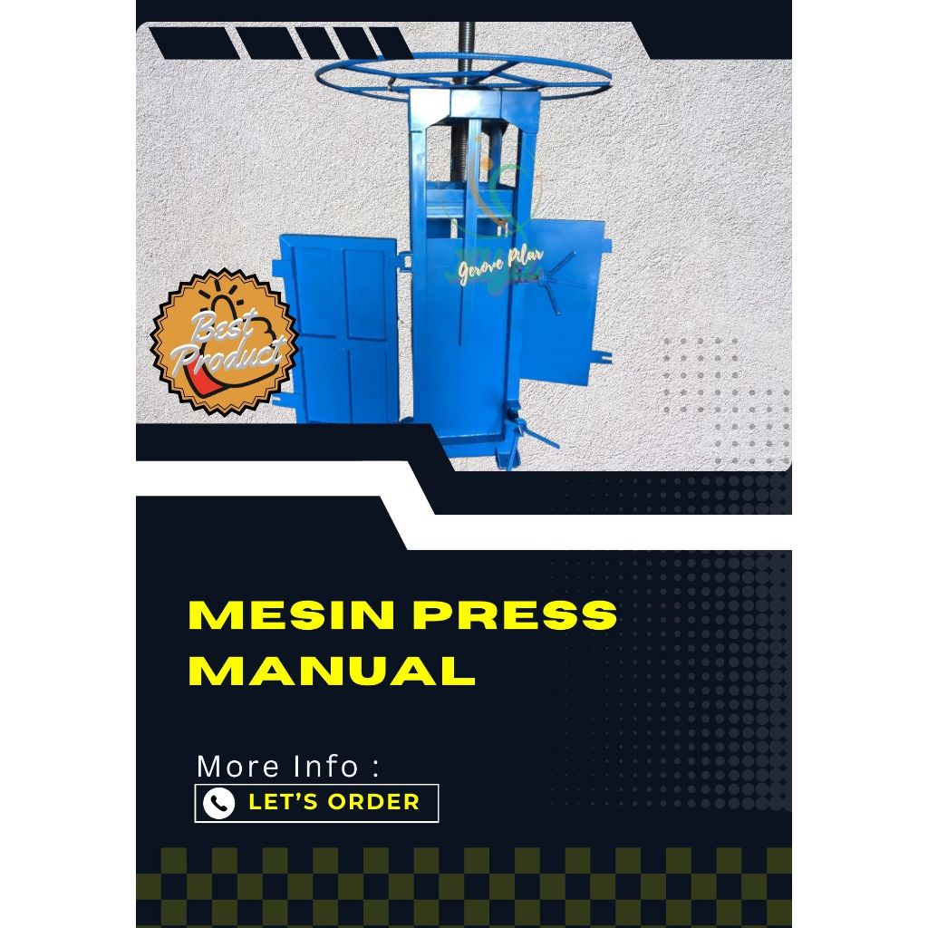 Jual Mesin Pres Kardus Manual / Mesin Press Kaleng / Mesin Press ...