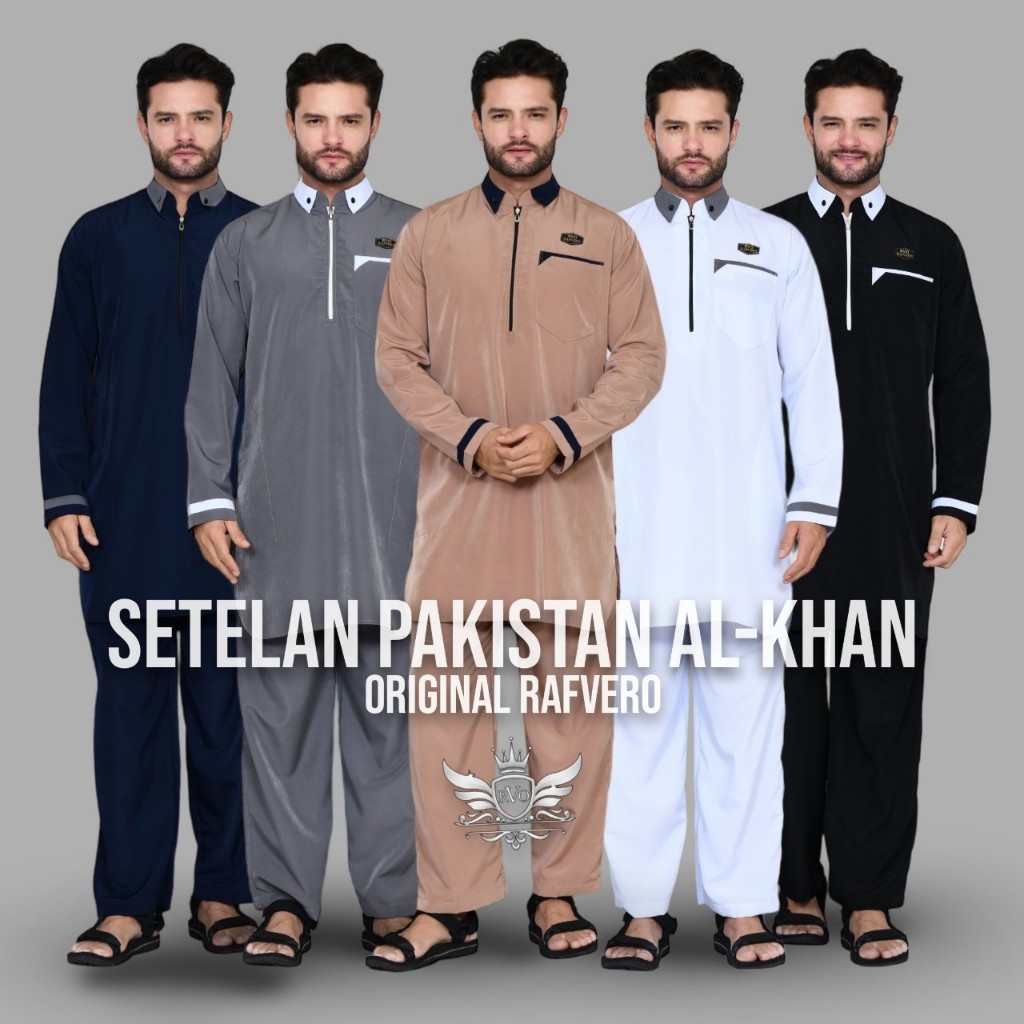 Jual Setelan Qurta Pria Model Saudi Polos Modern Slimfit Original ...