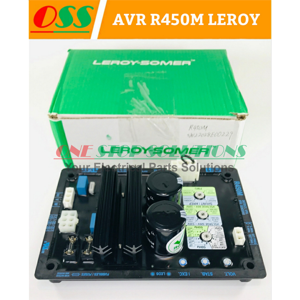 Jual AVR GENERATOR R450M LEROY SOMER AVR GENSET ORIGINAL | Shopee Indonesia