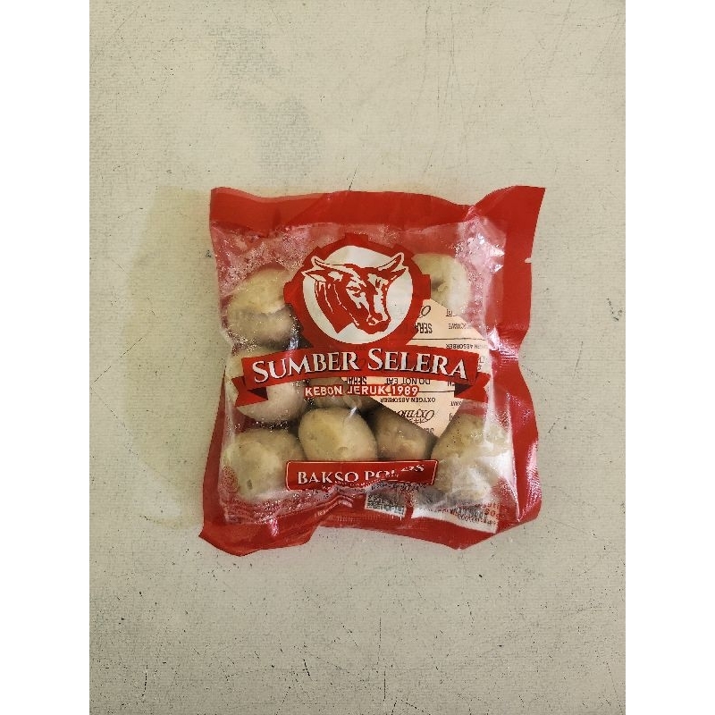 Jual Bakso Polos Sumber Selera Isi 10 butir 130 gram | Shopee Indonesia
