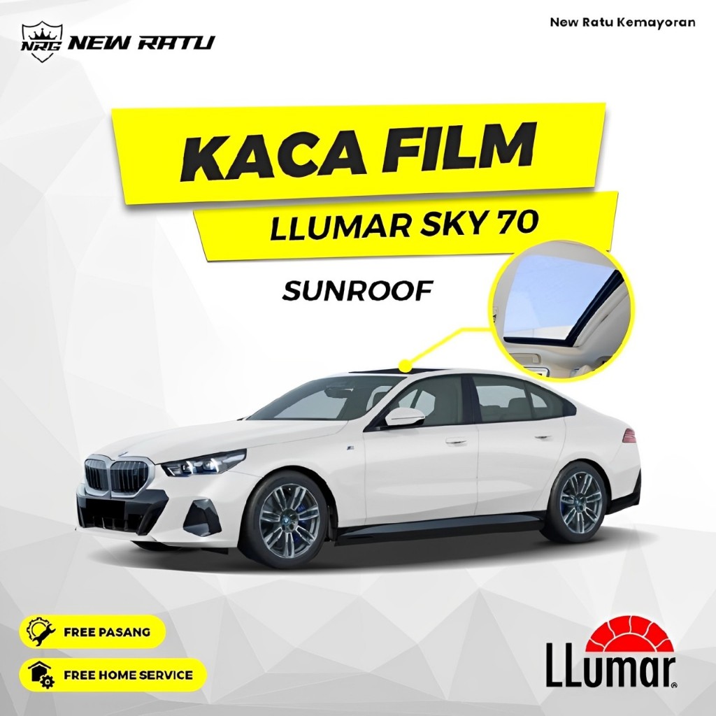 Jual Kaca Film Mobil LLumar Sky 70 Khusus bagian Panaromic | Shopee ...