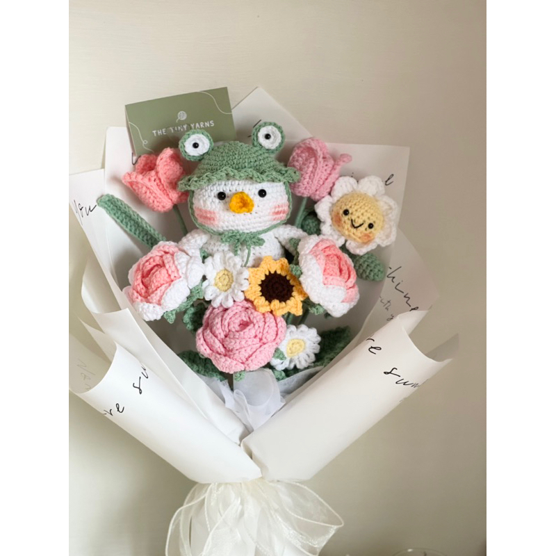 Jual Crochet Flower Bouquet/ Buket Bunga Rajut | Shopee Indonesia
