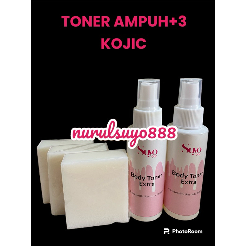 Jual SUYO 3 SABUN KOJIC+TONER AMPUH | Shopee Indonesia