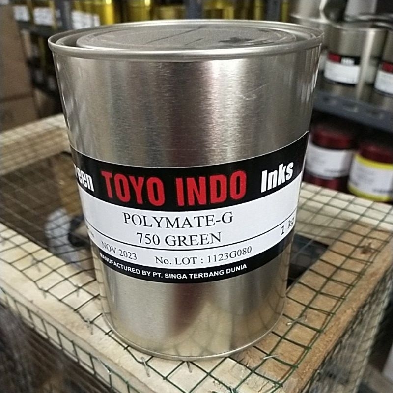 Jual Tinta Toyo Polymate G | tinta sablon plastik 1kg | Shopee Indonesia