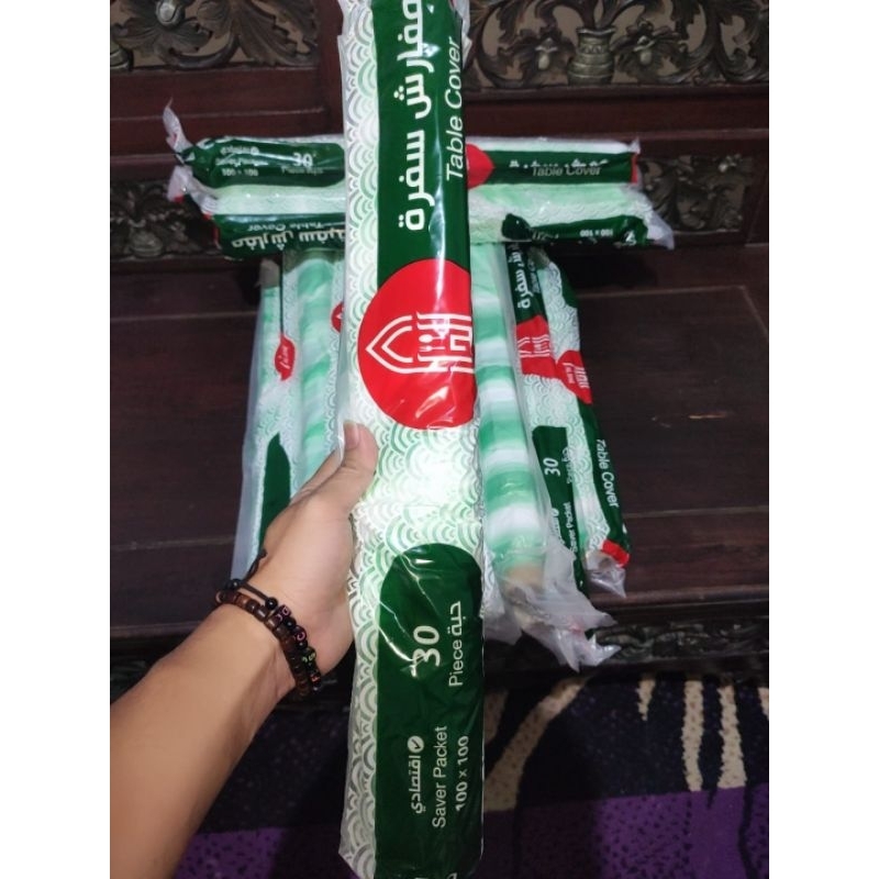 Jual Sufrah Aldar Isi 30 Lembar Plastic Sufrah Table Cover Sufra ...