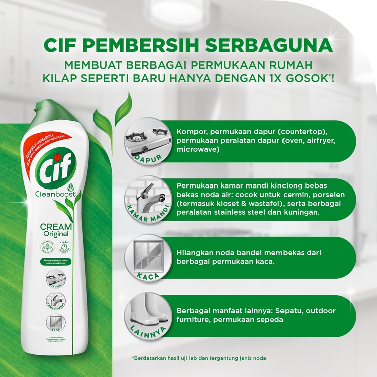 Jual CIF CREAM PEMBERSIH SERBAGUNA ORIGINAL BOTOL 660G | Shopee Indonesia