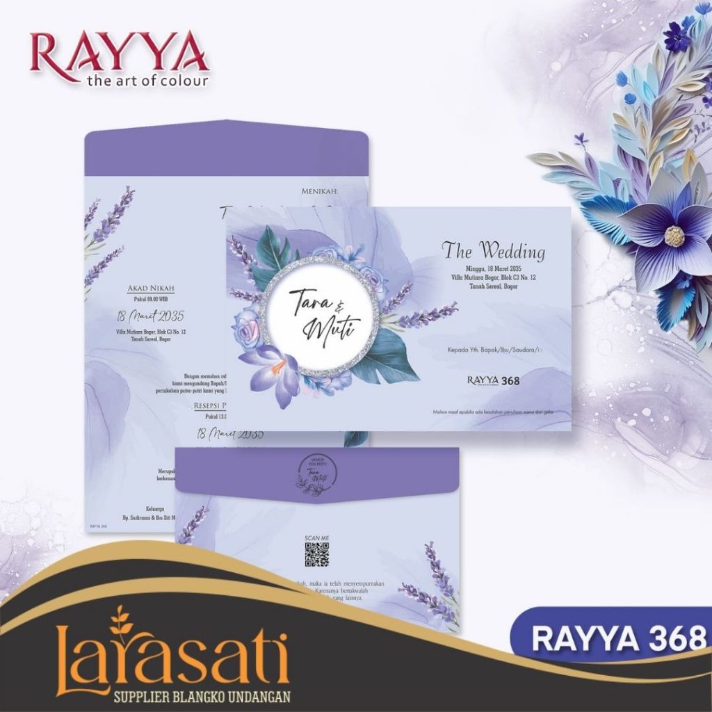 Jual BLANGKO UNDANGAN RAYYA 368 - HARGA MURAH TAMPILAN MEWAH | Shopee ...