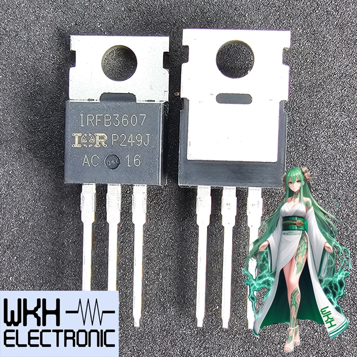 Jual ORIGINAL IRFB3607PBF TO220 IRFB3607 MOSFET 75V 80A N-CH B3607 ...