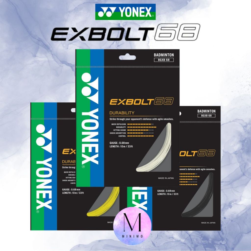 Jual Senar Raket Badminton Yonex Exbolt 68 SP Original | Shopee Indonesia