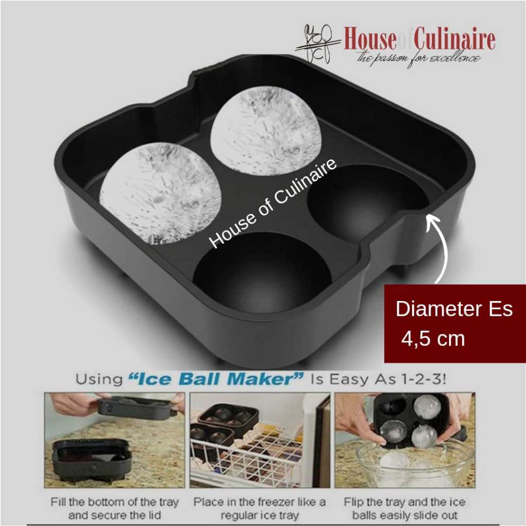 Jual Cetakan Es Batu Besar Model Bulat | Shopee Indonesia