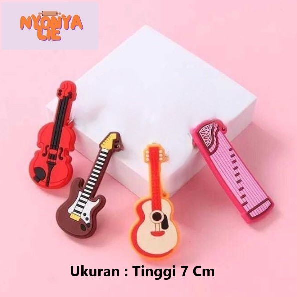 Jual CAM10 Topper Miniatur Kotak Musik Gitar Violin Guzheng Dekor Kue ...