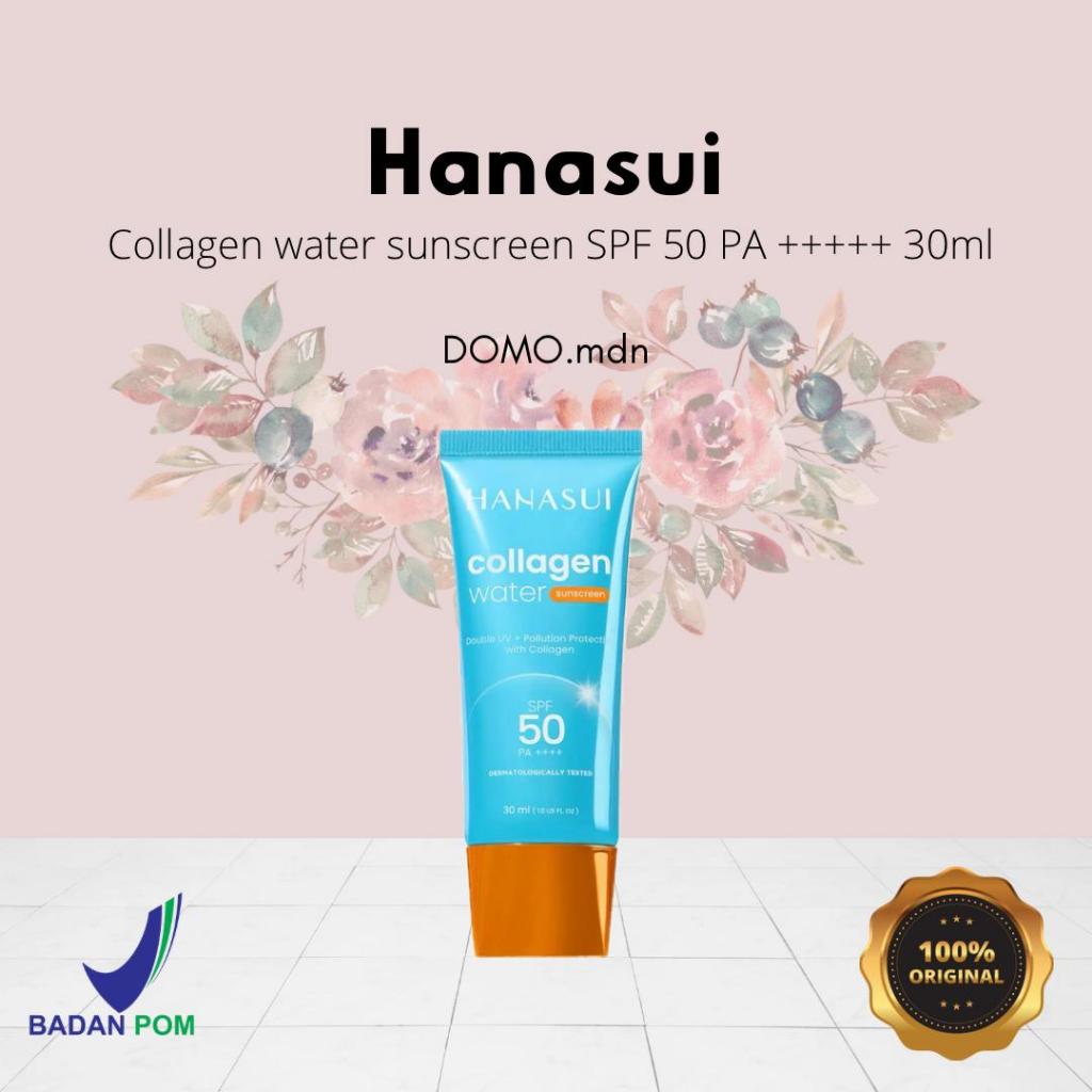 Jual HANASUI COLLAGEN WATER SUNSCREEN SPF 50 PA+++++ 30ML TABIR SURYA ...