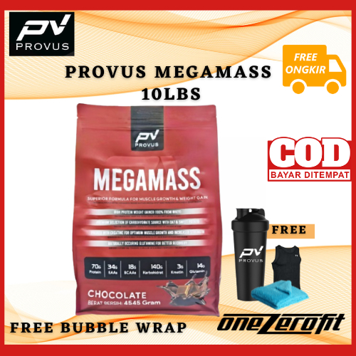 Jual Provus Mega Mass Gainer 10lbs Supplement Fitness Megamass Bulking ...
