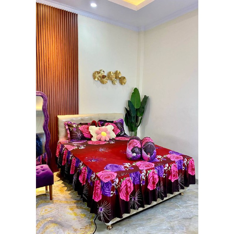 Jual SPREI RUMBAI 200x200 Motif Aesthetic Bunga Karakter dan Abstrak ...