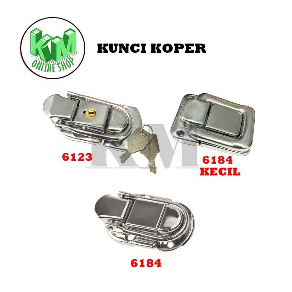 Jual Hardcase koper Kaitan Koper Stainless Steel Kunci koper box Kunci ...