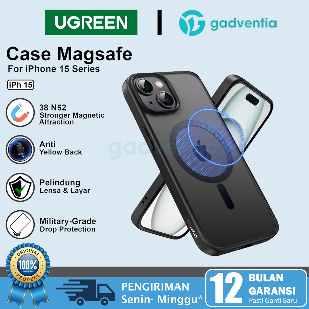 Jual Ugreen Case Magsafe Magnet Casing Kesing iPhone 15 Pro Max Plus ...