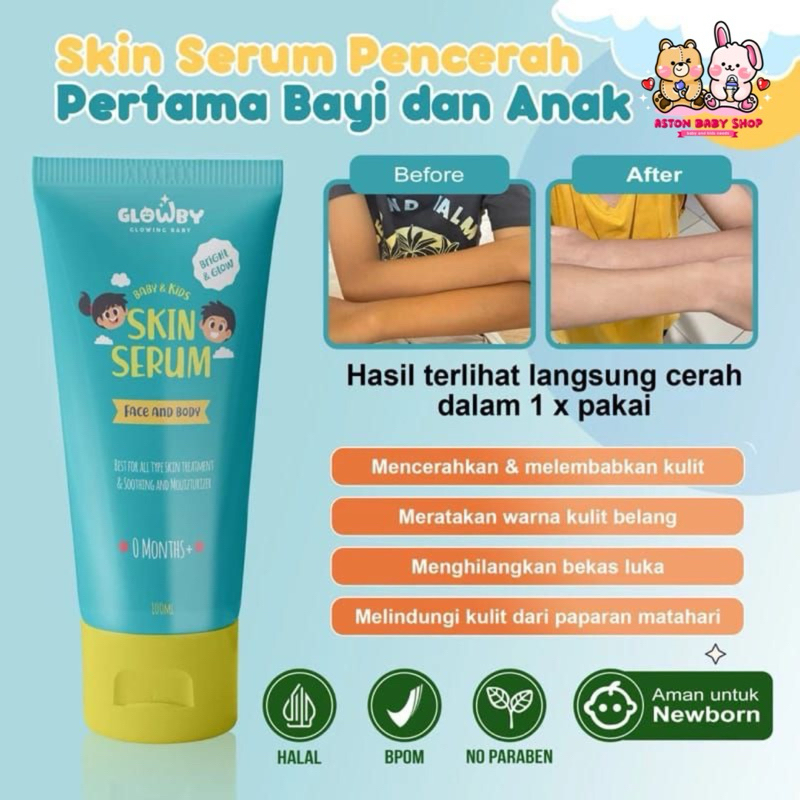 Jual Glowby Skin Serum 2in1 Face & Body Lotion 100ml Pencerah Kulit ...