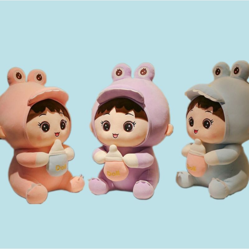 Jual Boneka Candy Doll Custom Buaya Pegang DOT 35cm bahan Pluffy ...